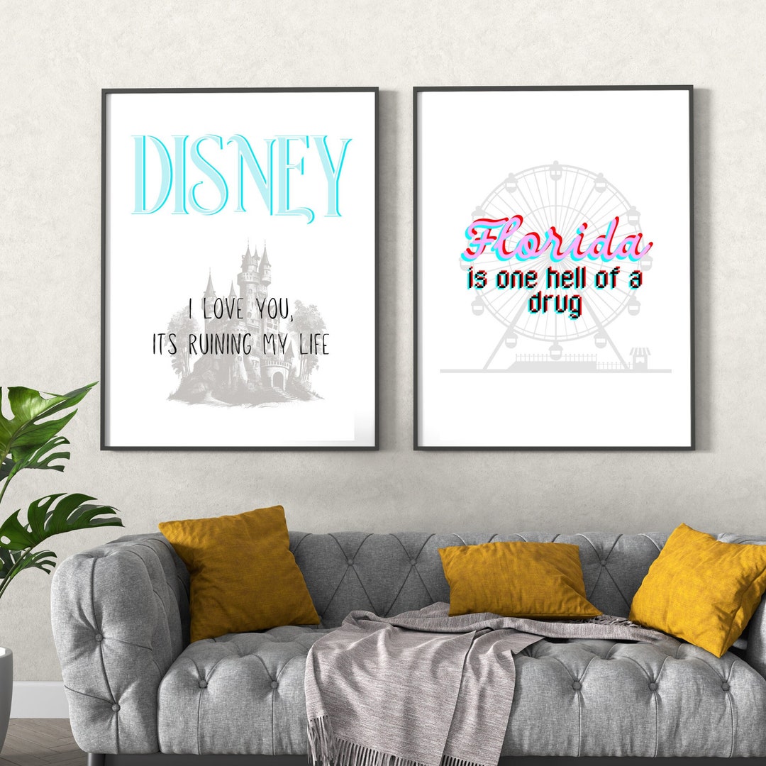 TTPD Florida X Theme Park Print, Lyrics Poster, Quote Wall Art - Etsy