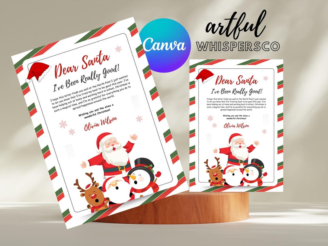 First Time Elf Arrival Letter From Santa Return Letter Christmas Elf I ...