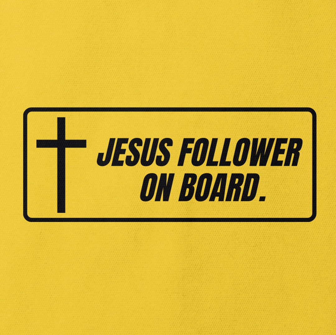 Jesus Follower Bumper Sticker - Etsy