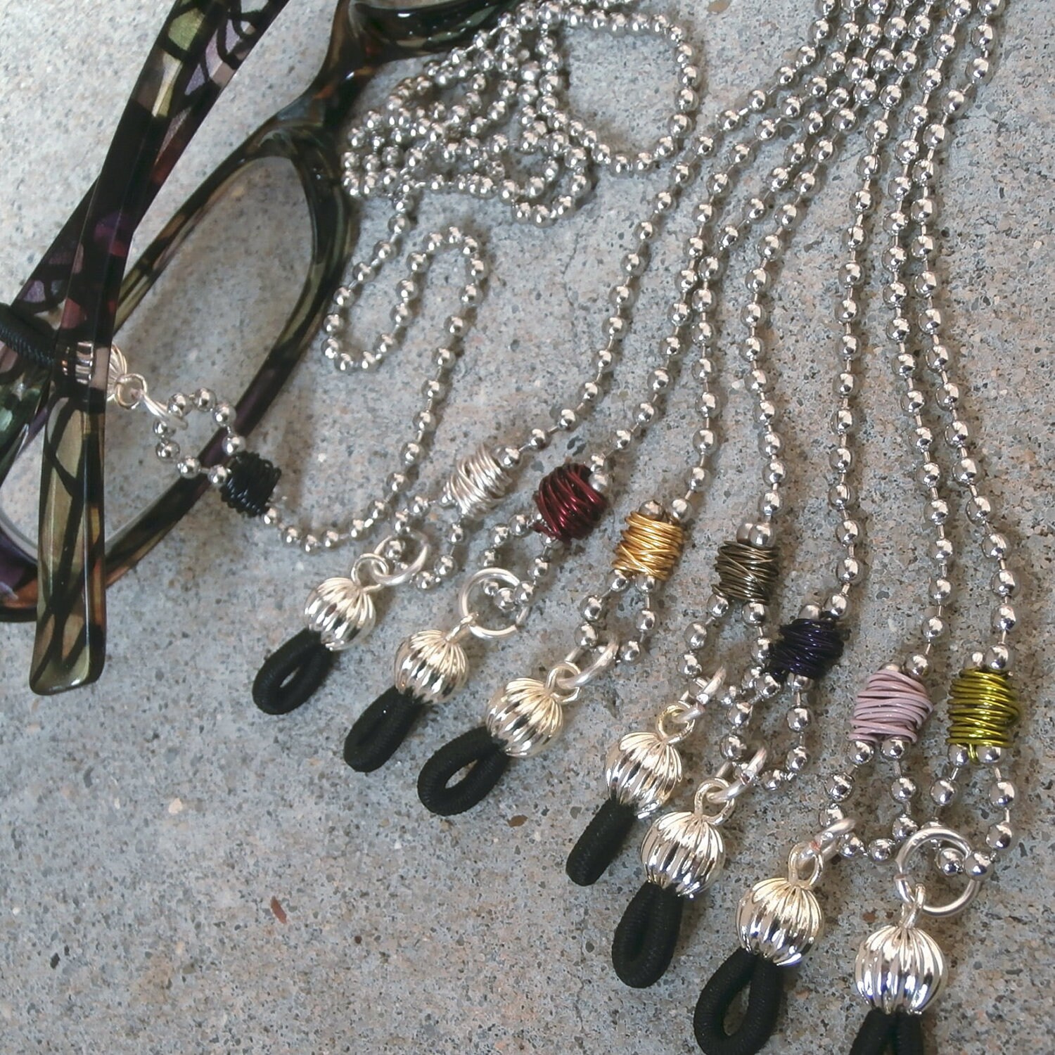 Unisex Eyeglass Chain, for STYLISH Men or Women, Reading Glasses Holder ...