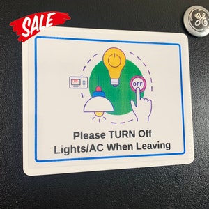 Turn off Ac Sign - Etsy