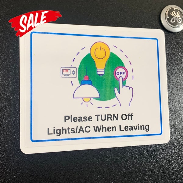 Turn off Ac Sign - Etsy
