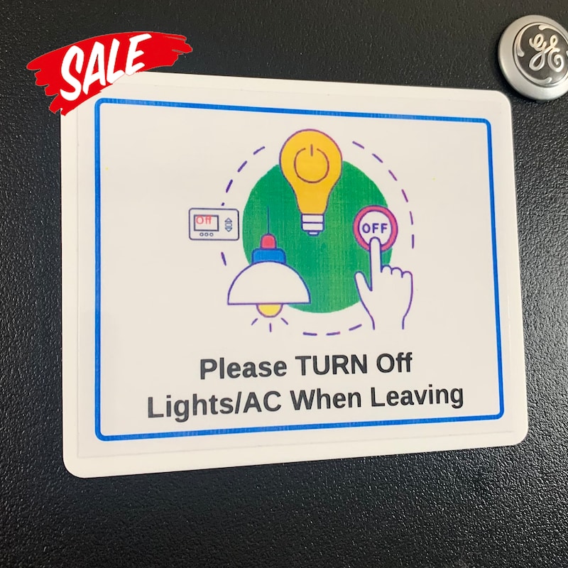 Turn off Ac Sign - Etsy