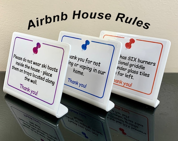 Airbnb House Rules Template, Airbnb Rules Sign, VRBO Sign, House Rules ...