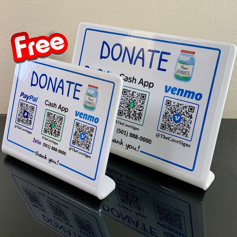 Donation Signs - Etsy