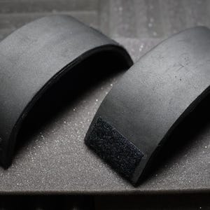 3D Printed & Foam Crafted "shadow the Hedgehog" Inhibitor Rings W/cuffs ...