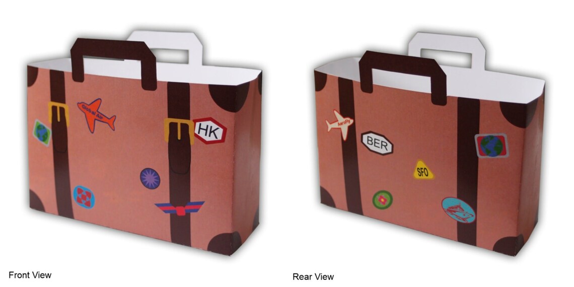 Digital PDF Large World Traveler Suitcase Set Printable Color - Etsy