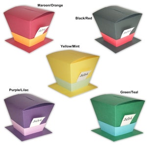 Alice in Wonderland Mad Hatter Hat Favor Gift Box Printable Color ...