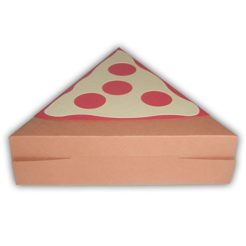 Pizza Pie DIY Digital PDF Gift Box Favor Printable Color Template ...