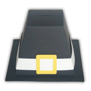 Thanksgiving Pilgrim Hat Favor Gift Box Printable Color - Etsy