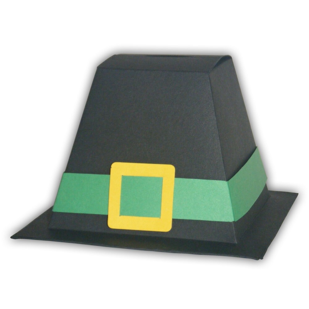 Thanksgiving Pilgrim Hat Favor Gift Box Printable Color - Etsy