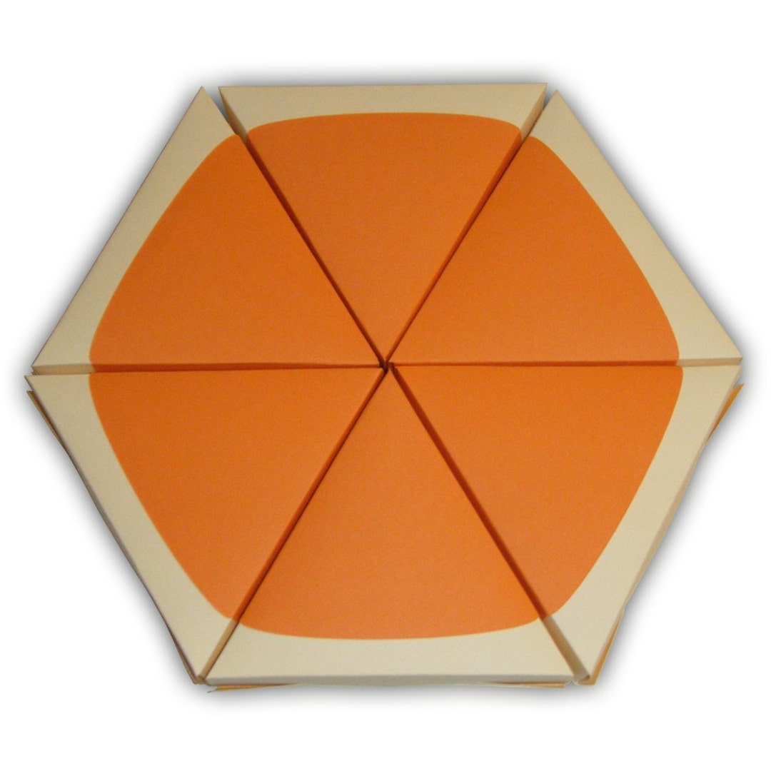 Pumpkin Pie Slice Digital PDF Gift Box Favor Party Printable Color ...