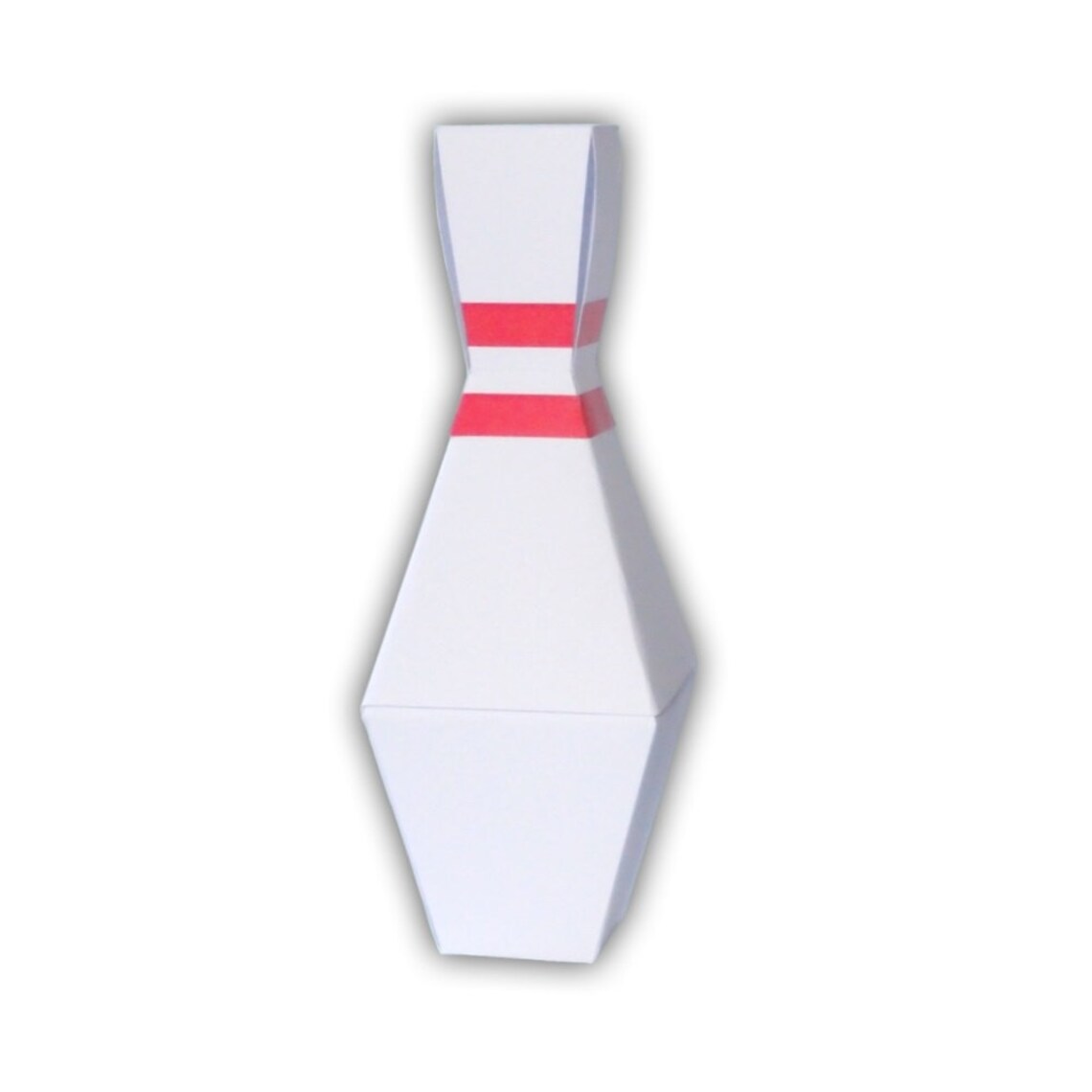 Bowling Pin Favor Gift Box Party Printable Color Template Digital PDF ...