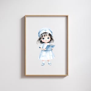 Kids in Careers Clipart for Commercial Use, Profession Clipart, Girl ...