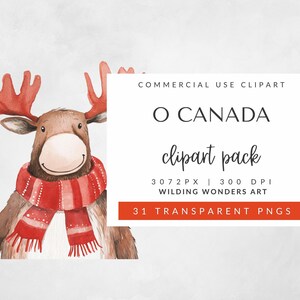 O Canada Clipart Pack for Commercial Use, Canada Day, Maple Leaf ...