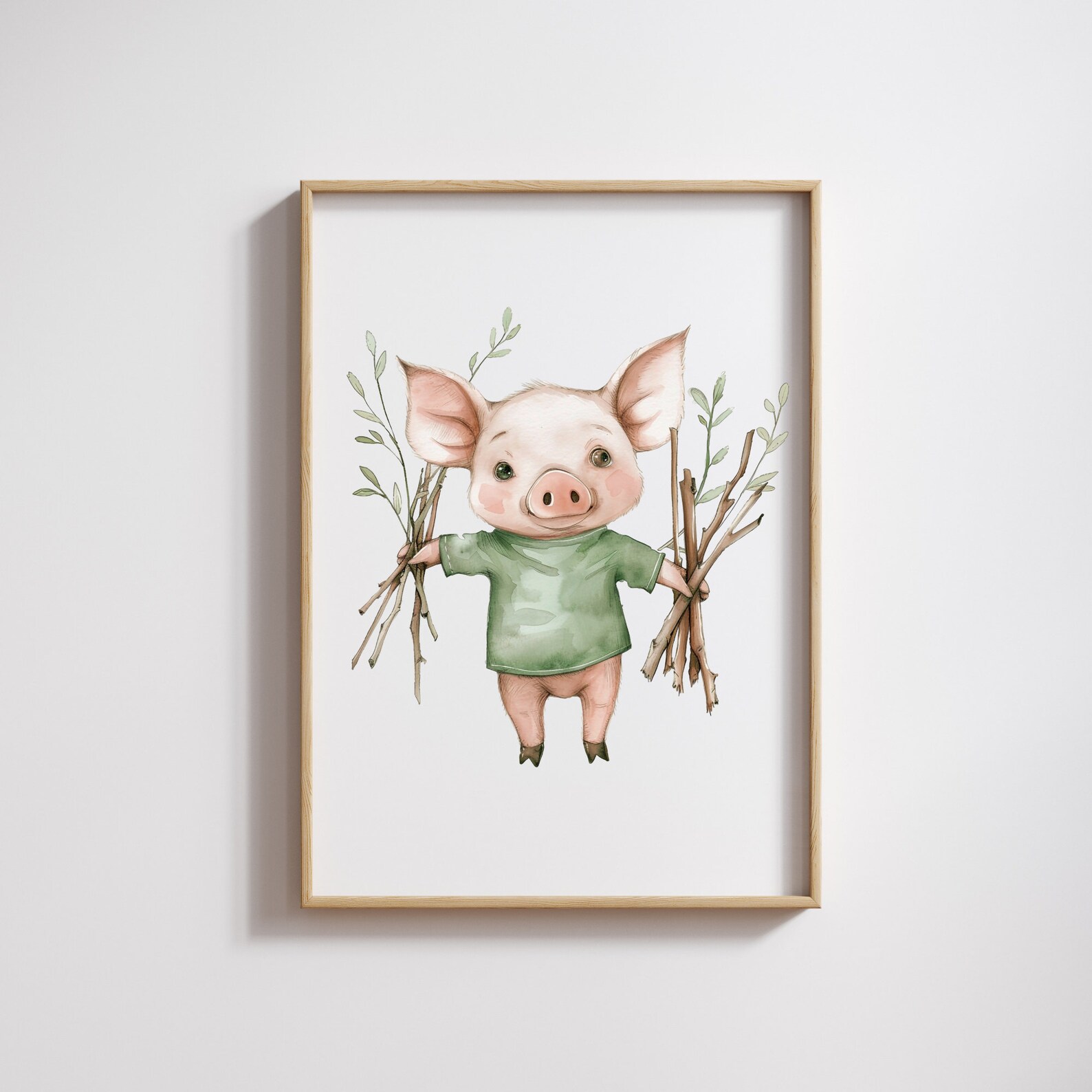 Three Little Pigs Clipart Pack Commercial Use, Nursery Rhymes, Children ...