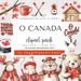 Watercolor Canada Day Clipart, 30 PNG Canada Day Clip Art, Commercial ...