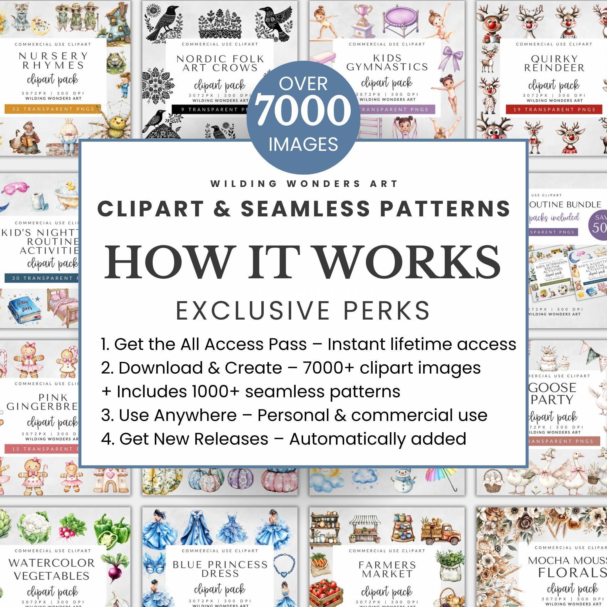 Whole Store Clipart Bundle for Commercial Use, Lifetime Shop Access ...