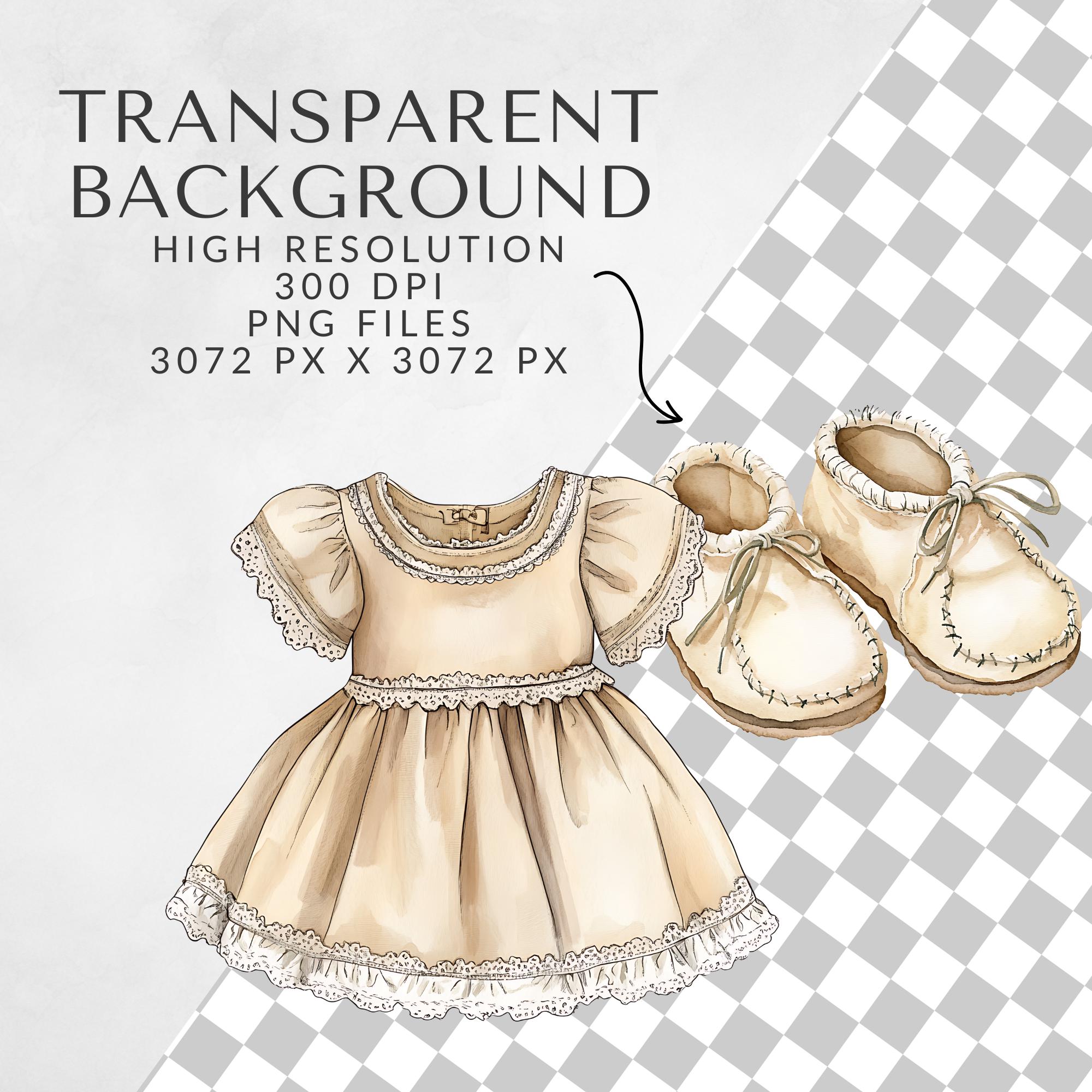 Baby Clothes Line Clipart Pack for Commercial Use, Baby Shower Clipart ...