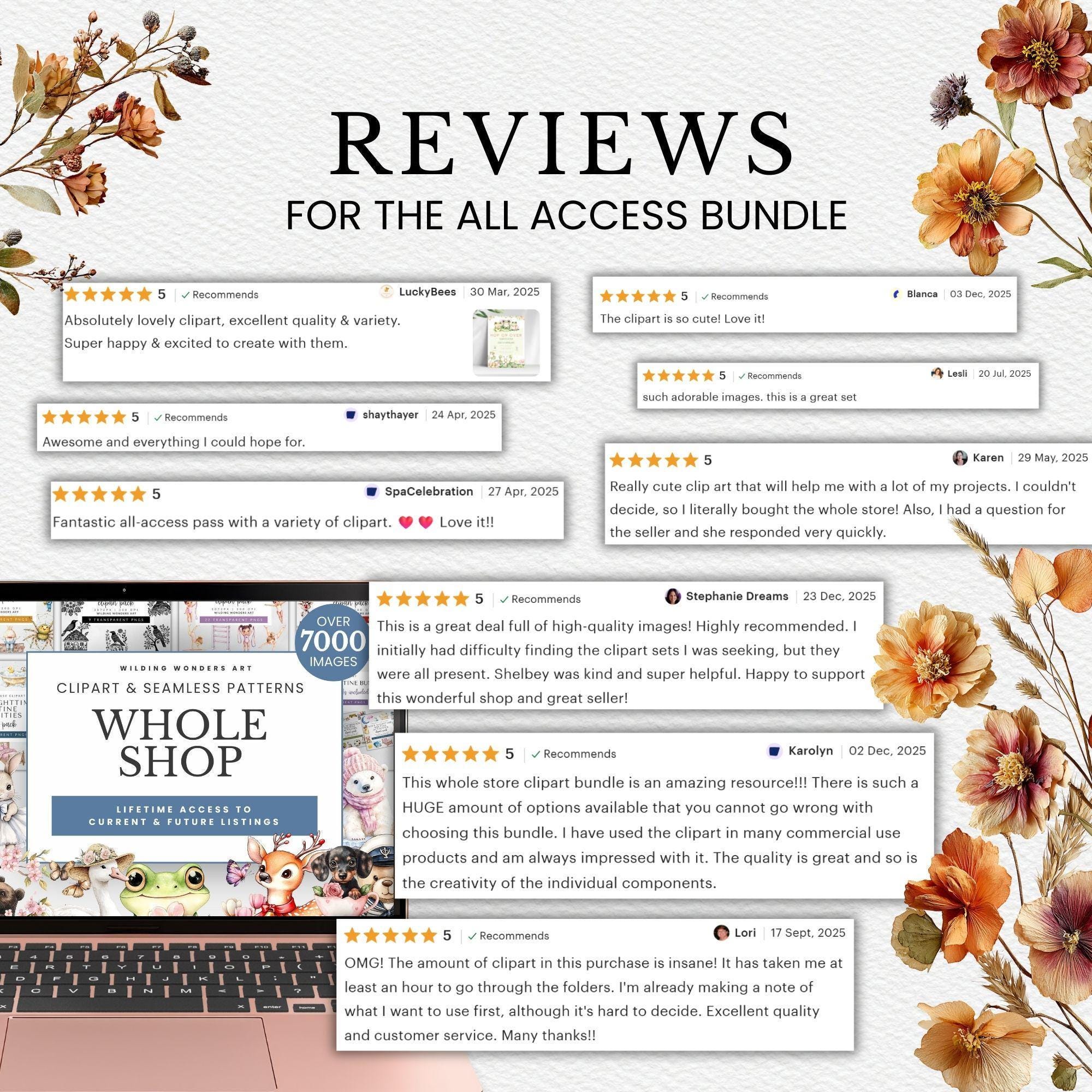 Whole Store Clipart Bundle for Commercial Use, Lifetime Shop Access ...