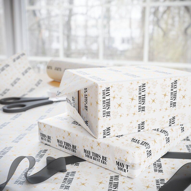 May This Be Your Best Era Wrapping Paper, Milestone Wrapping Paper ...