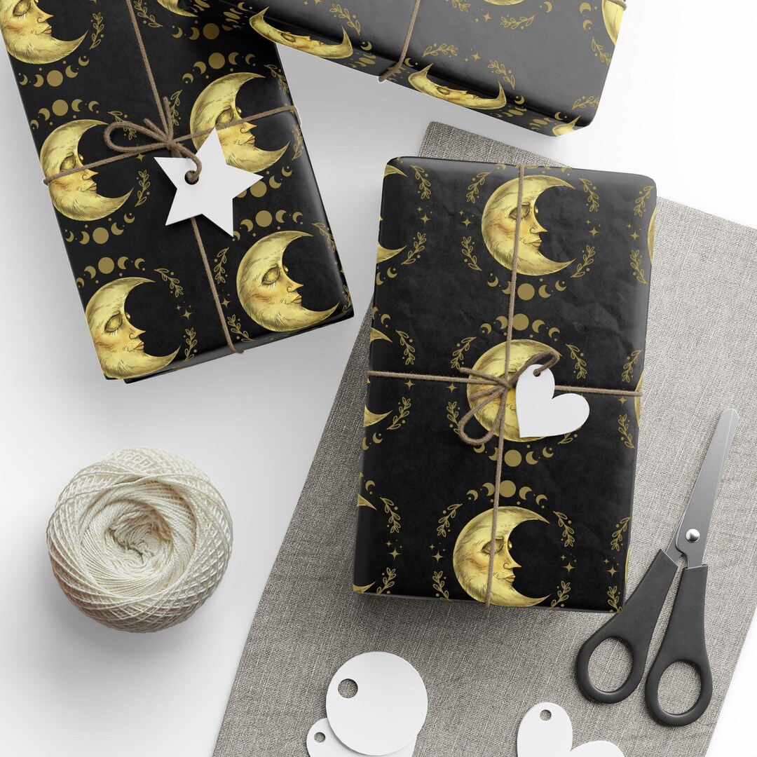 Celestial Wrapping Paper, Cottagecore, Astrology Wrapping Papper ...