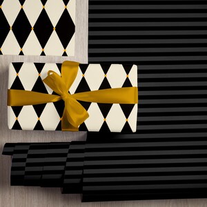 Harlequin Gift Wrap: Checkered Wrapping Paper Roll - Etsy