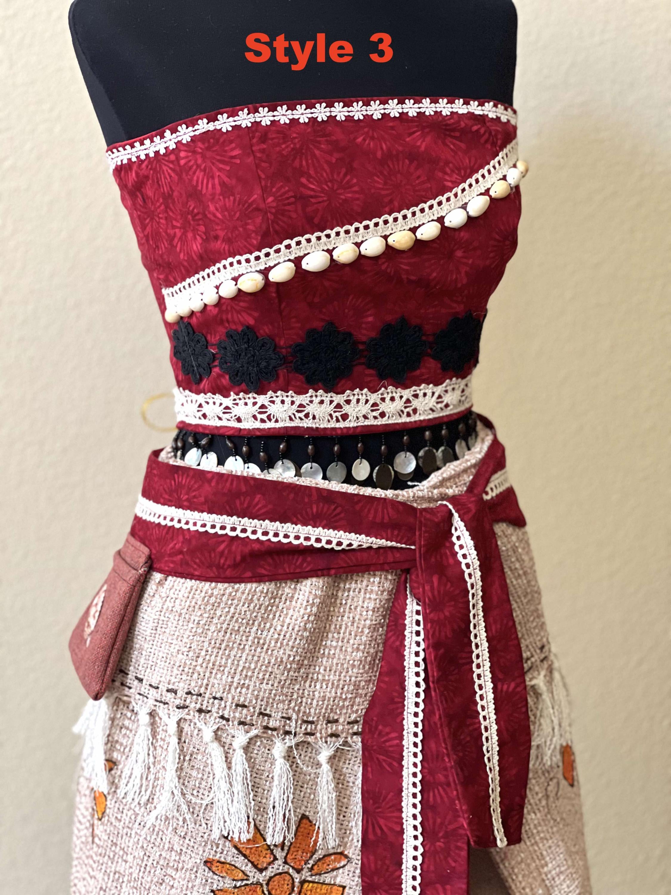 Moana Tribal Native Samoan Costume - Etsy