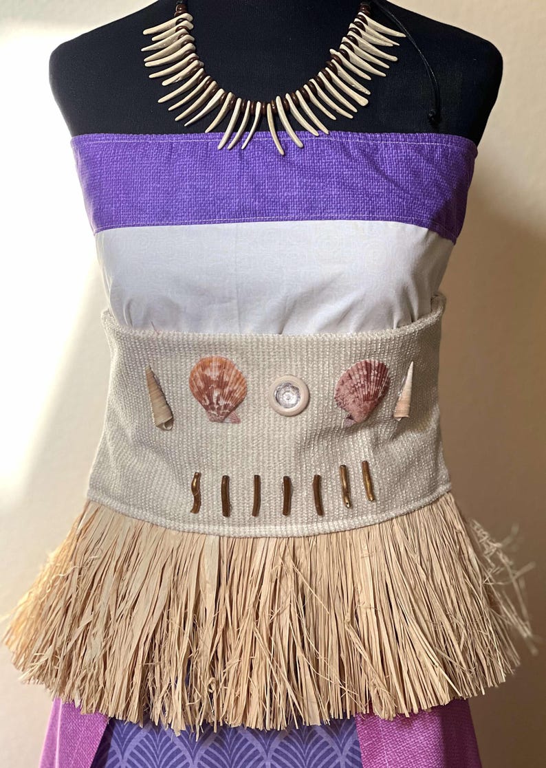 5 Pc Set Tribal Native Hawaiian Sina Costume - Etsy