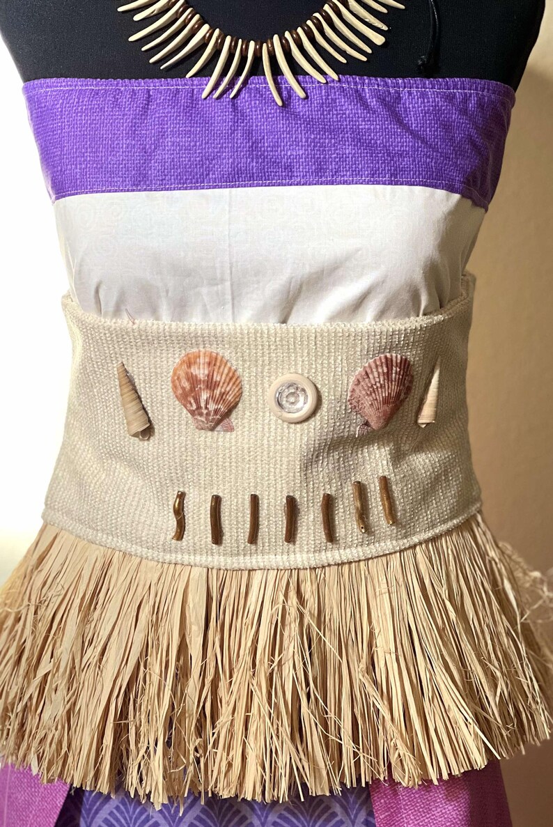5 Pc Set Tribal Native Hawaiian Sina Costume - Etsy
