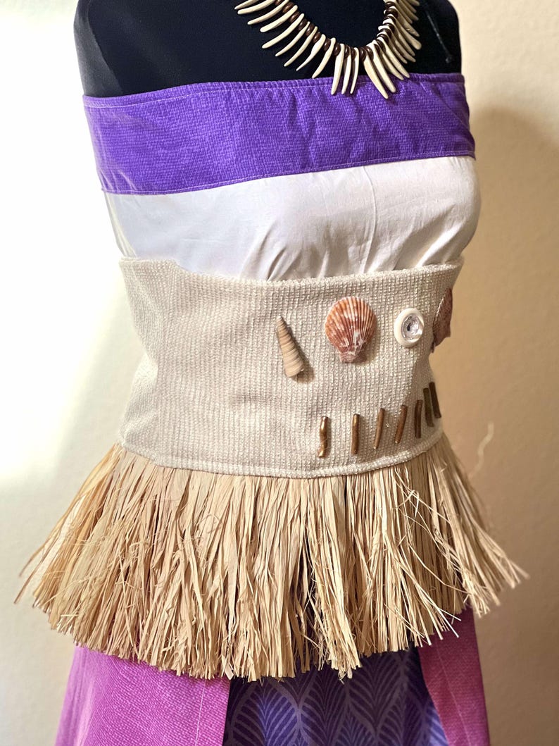 5 Pc Set Tribal Native Hawaiian Sina Costume - Etsy