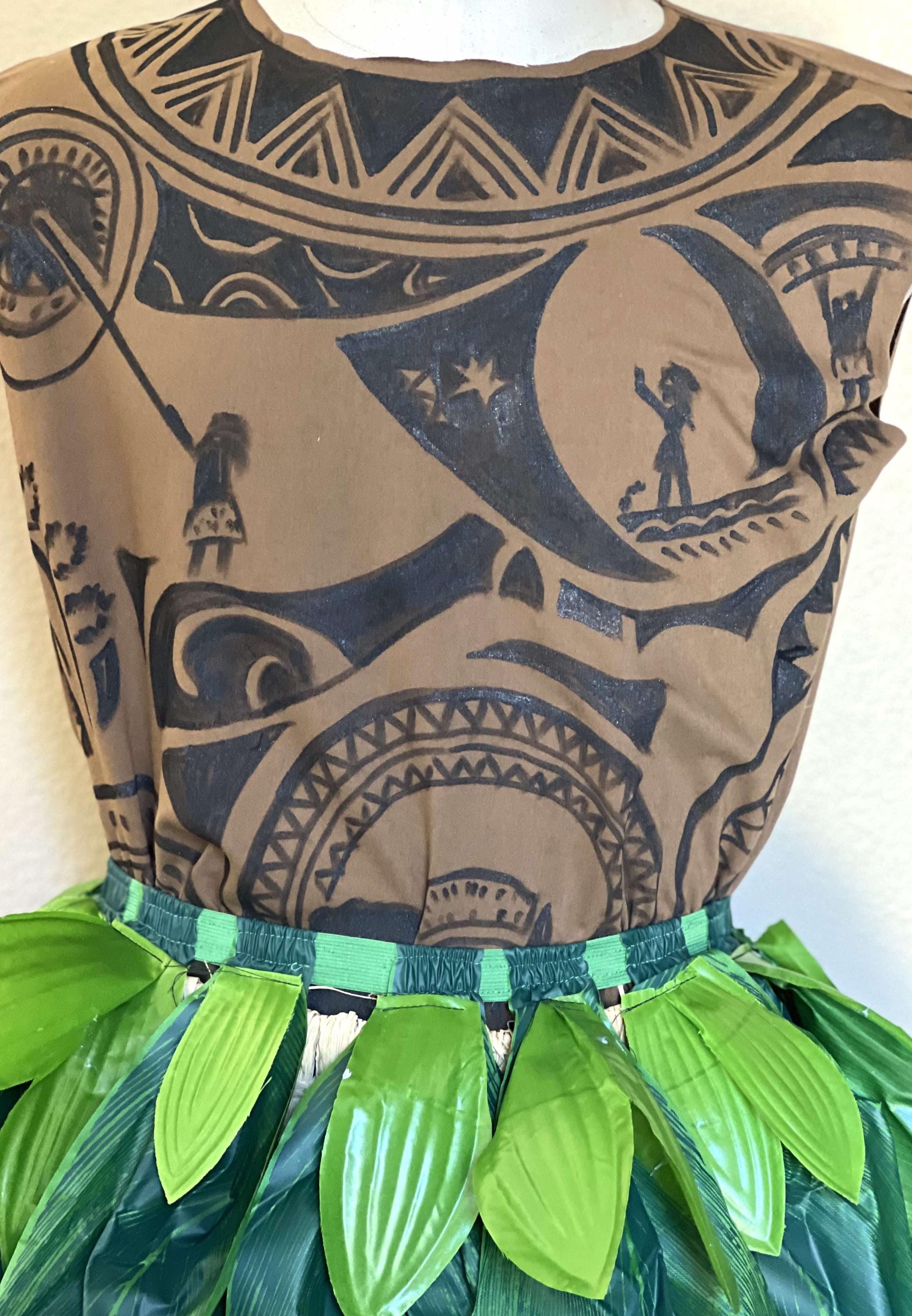 Maui Moana Tribal Native Performance Costume - Etsy