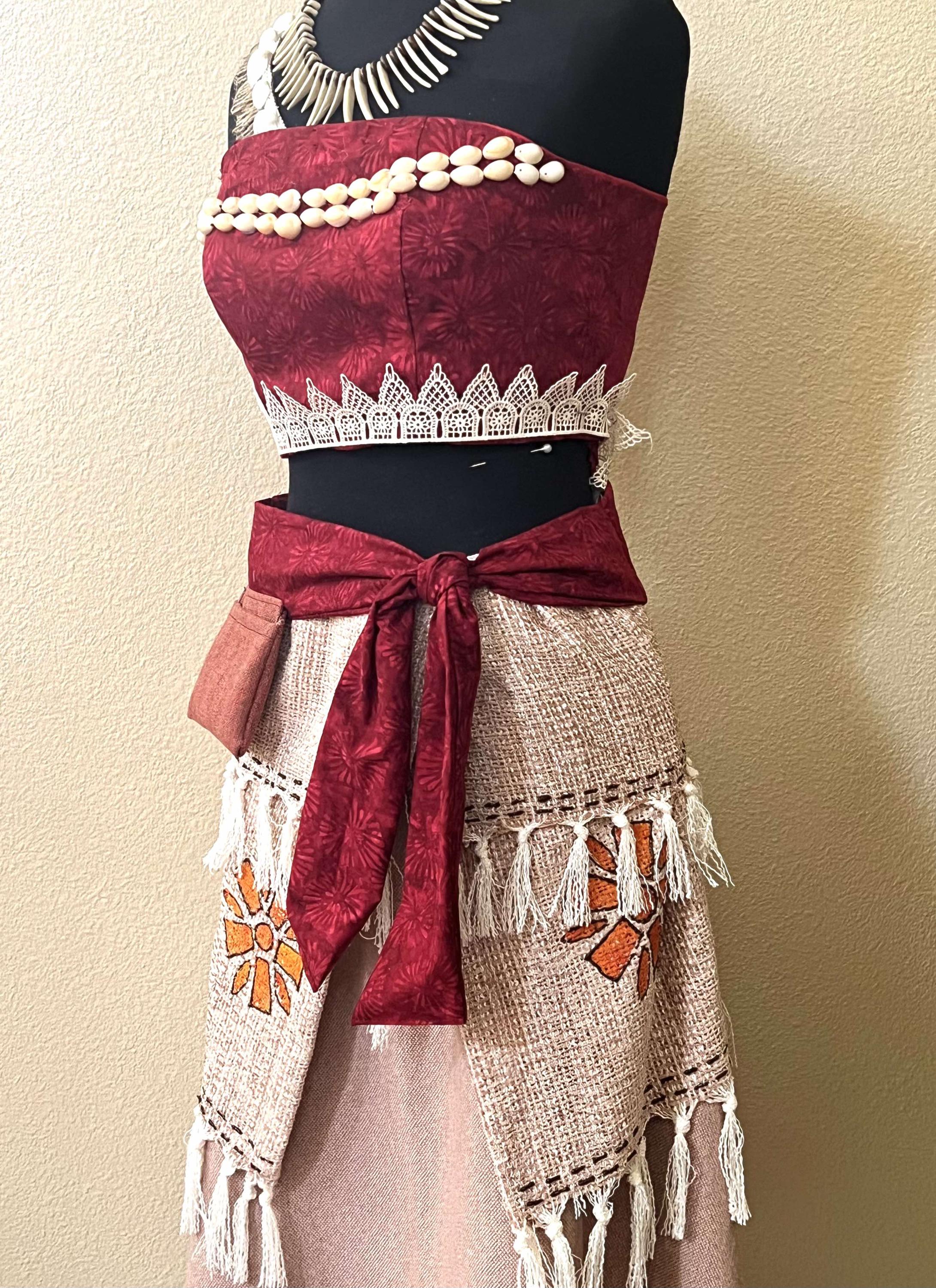 Moana Tribal Native Samoan Costume - Etsy