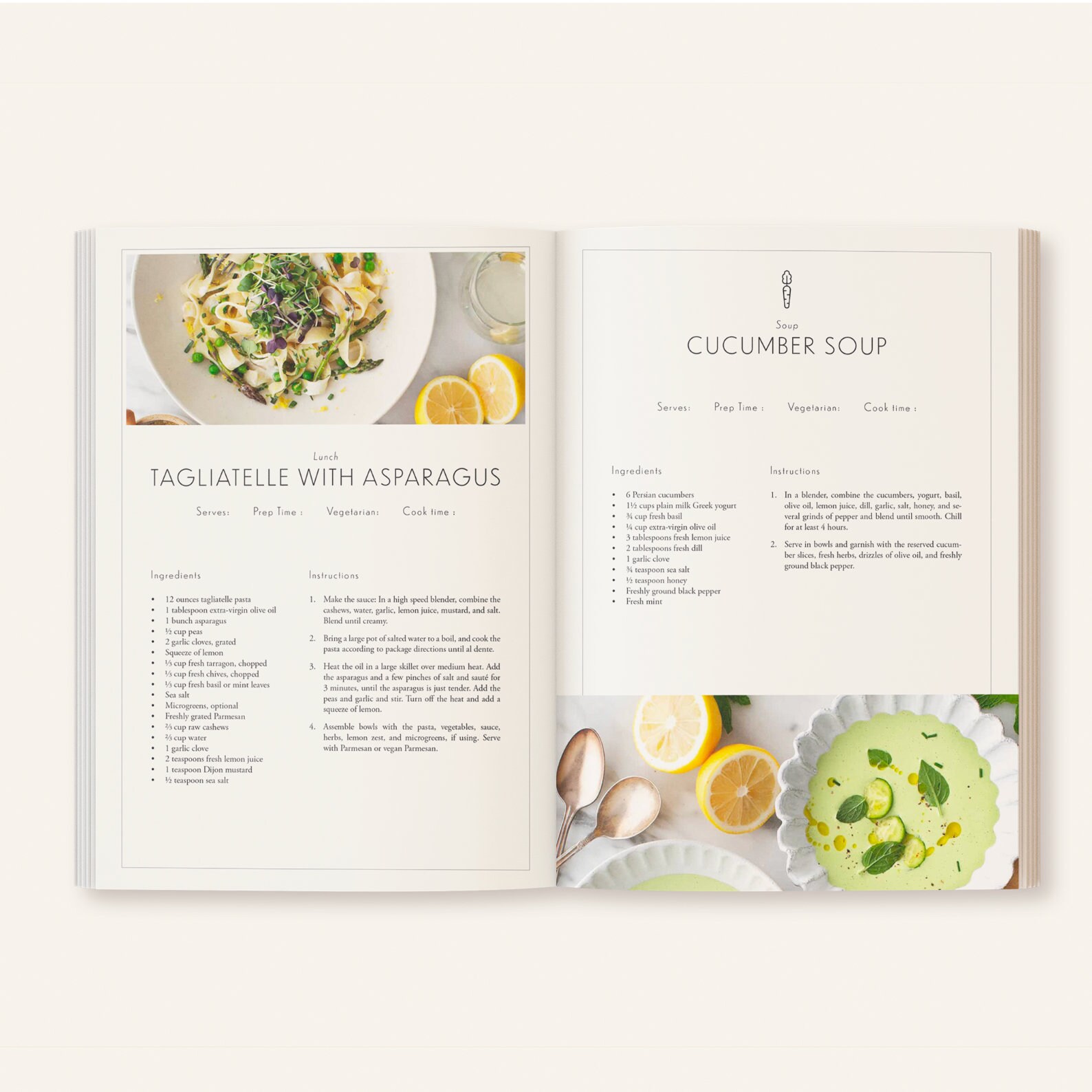 Recipe Book Template, Editable Recipe Book Template, Printable Recipe ...