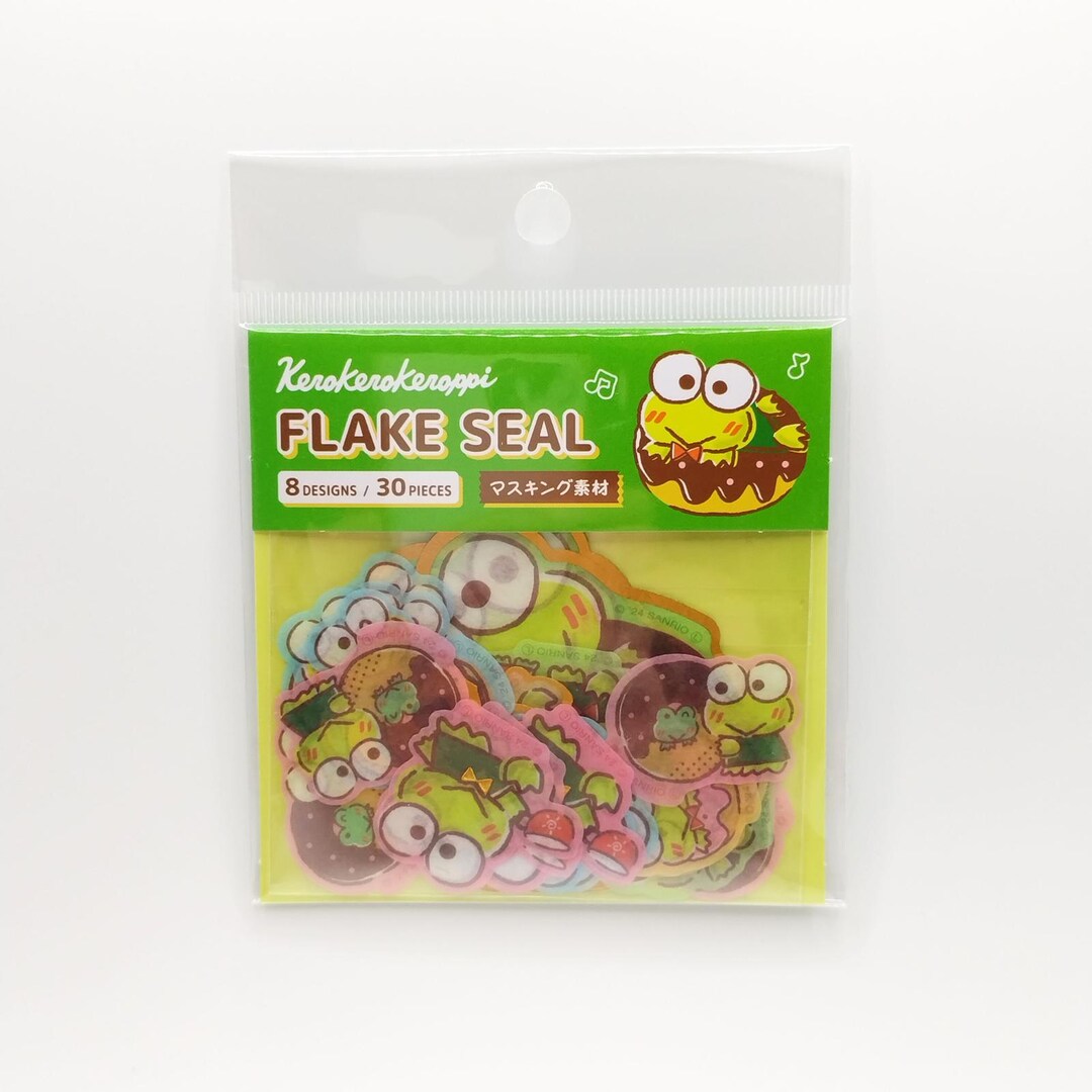 Kerokero Keroppi Stickers 2024 Japan Limited , Sanrio Friends , Sanrio ...