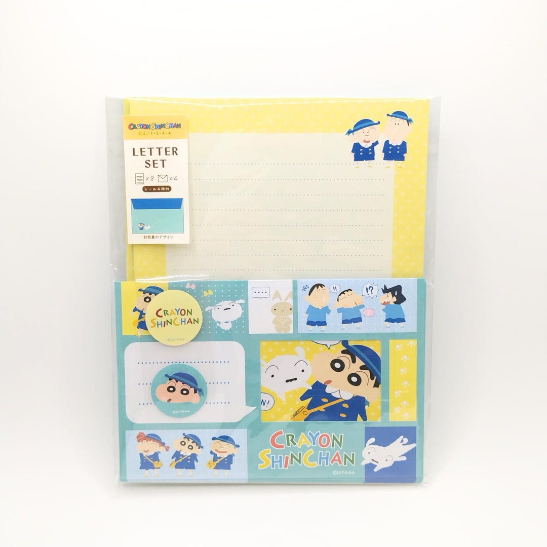 Crayon Shin Chan Letter Set Japan Design,shin Chan Letter,shin Chan ...