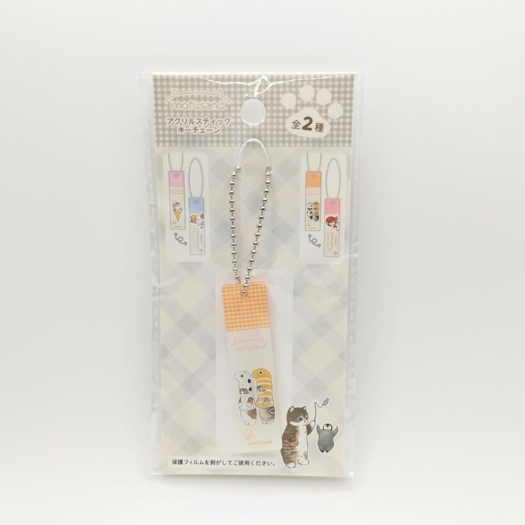 Mofusand Key Chain , Mofusand Mohsand Acrylic Stick Key Chain ...