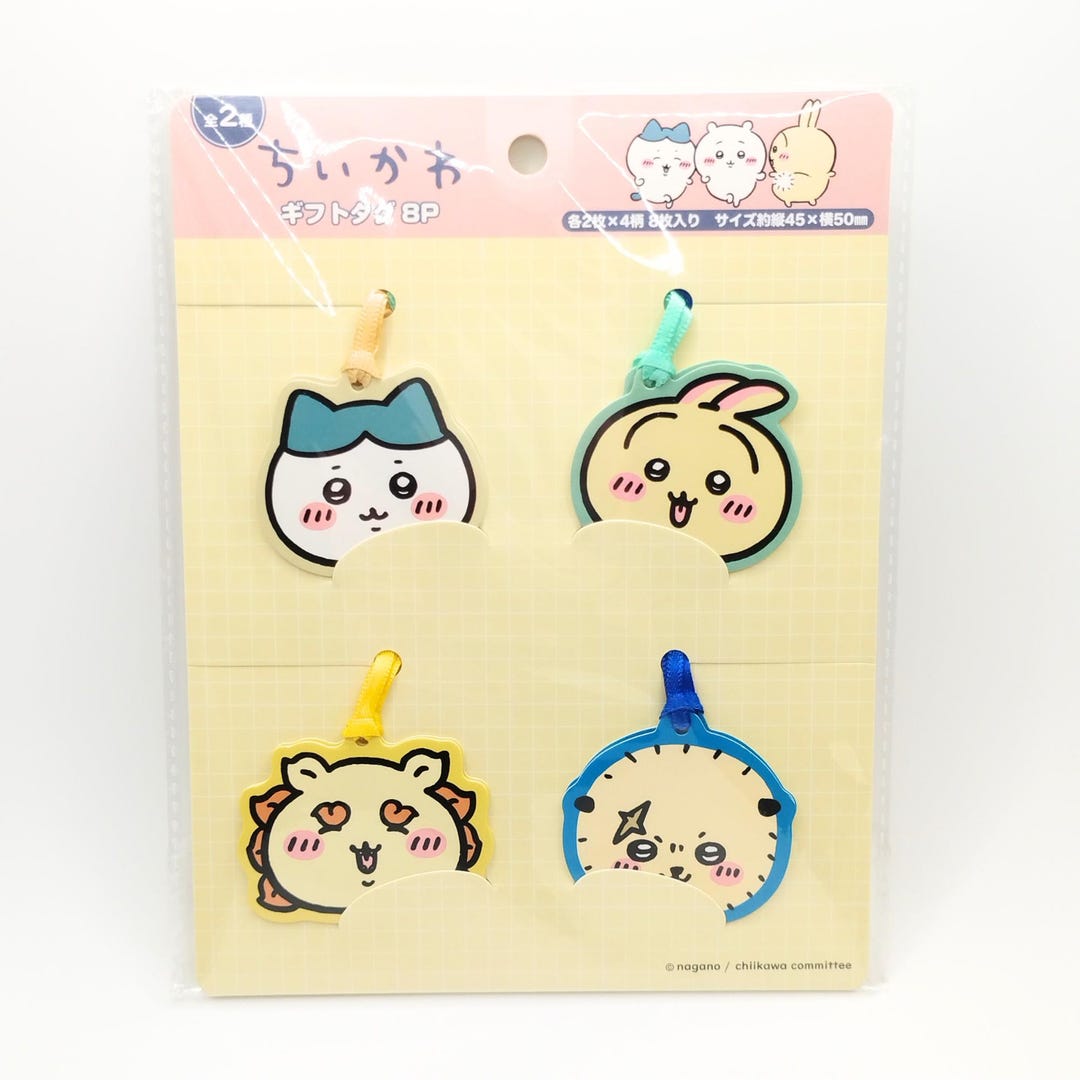 Chiikawa Gift Tags Chiikawa & Friends Design , Chiikawa Tags From Japan ...