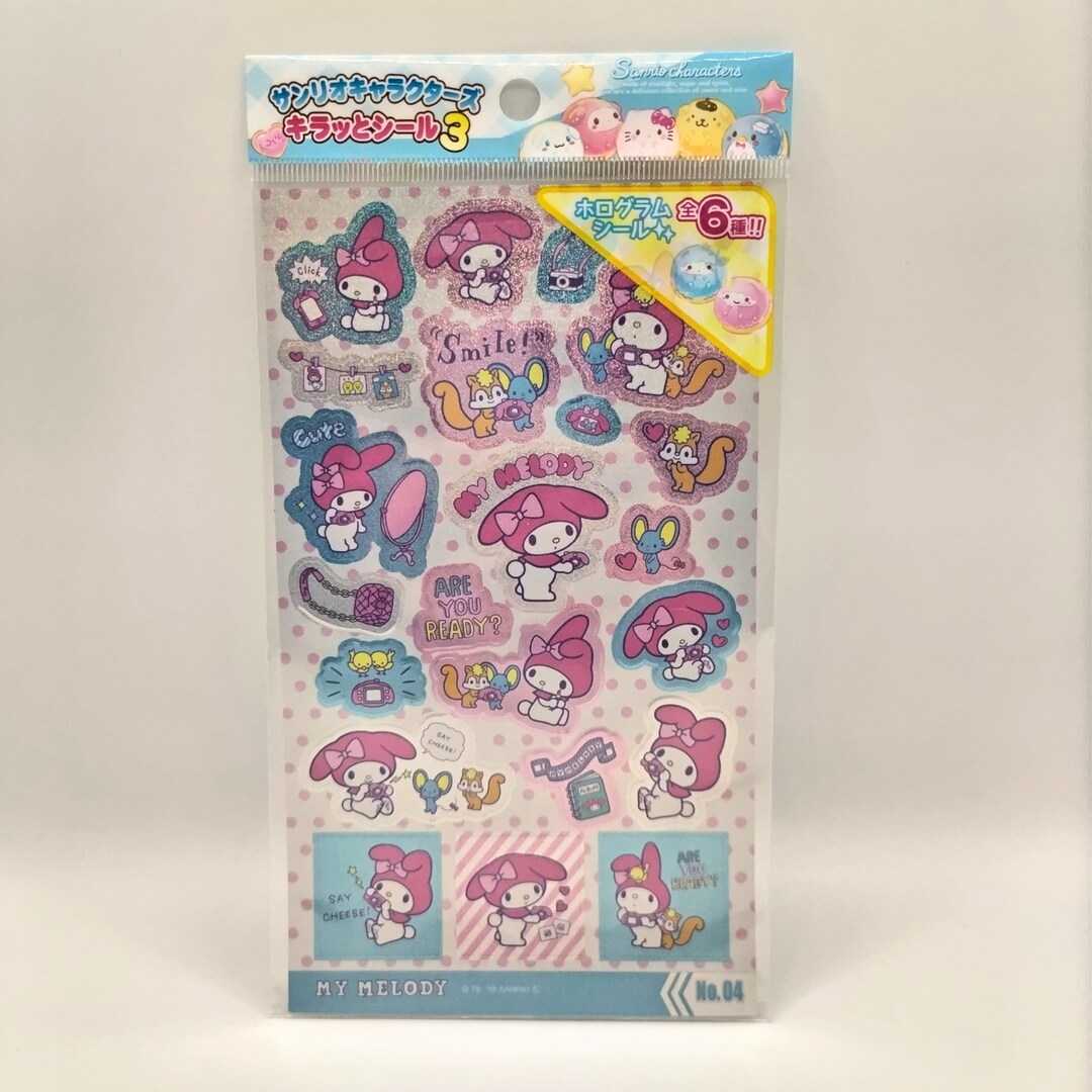 My Melody Stickers 2019 Design Japan Limited,my Melody Sticker,hologram ...