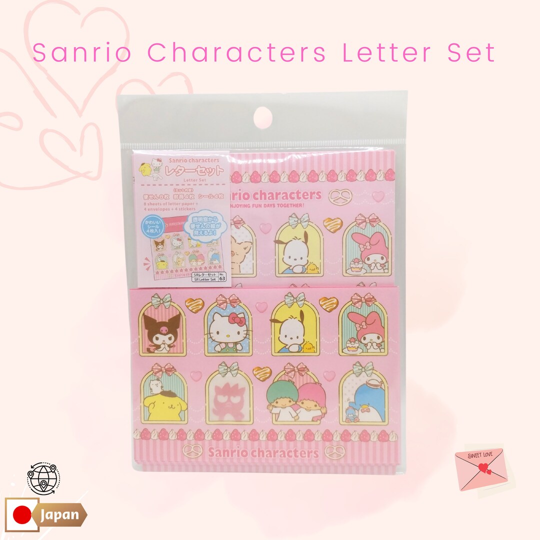2021 Sanrio Characters Letter Set,letter Collectible Sanrio Paper Set ...