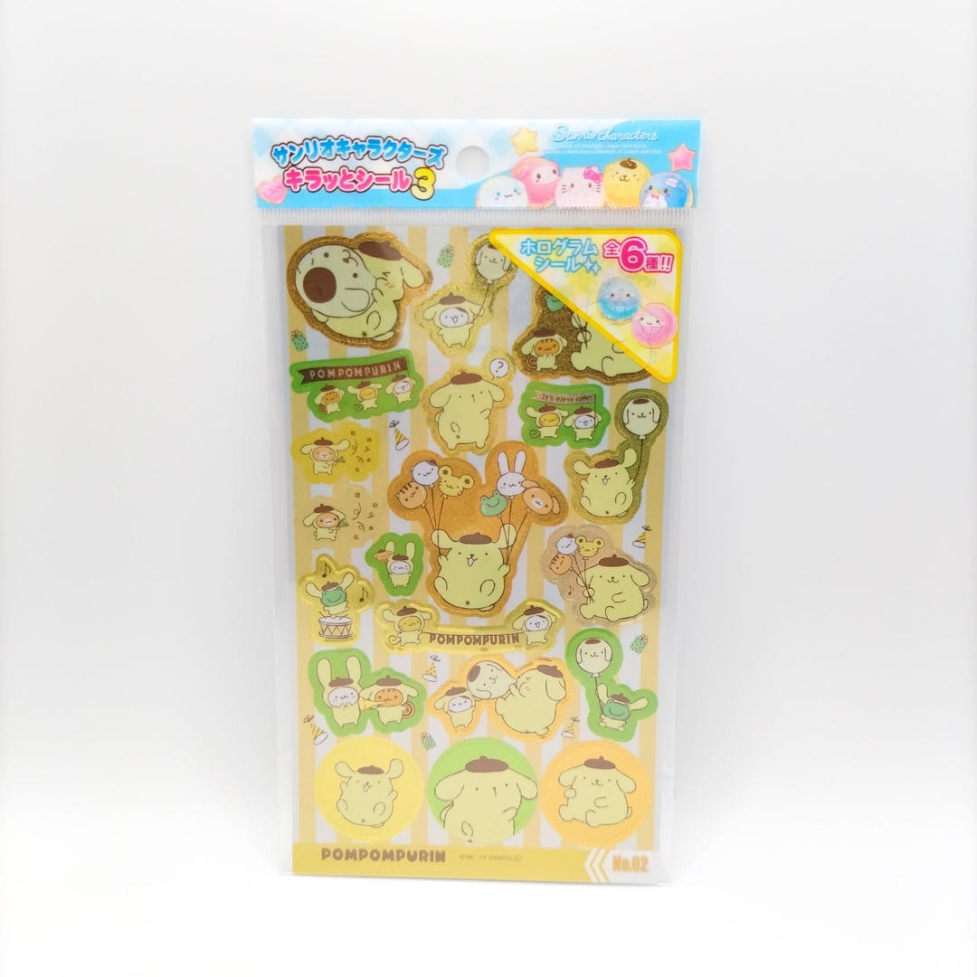 Pompompurin Stickers 2019 Design Japan Limited,sanrio Sticker,sanrio ...