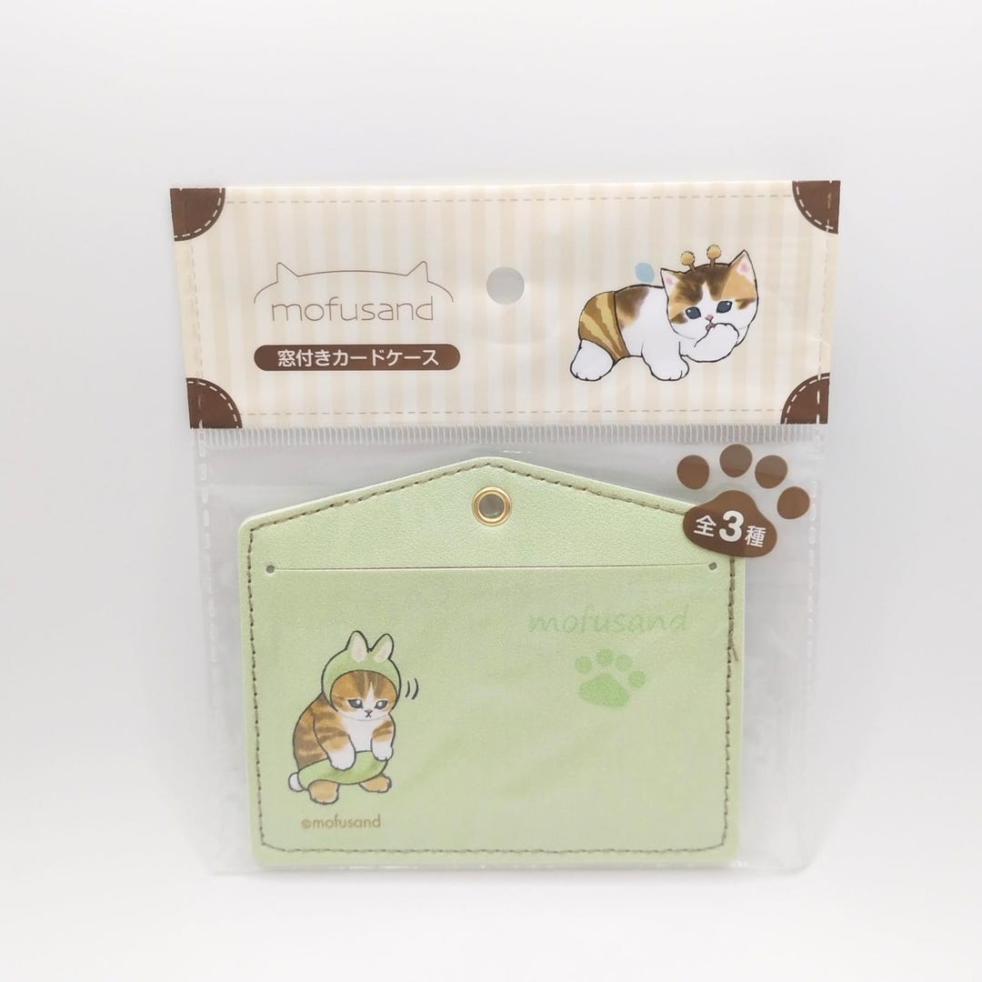 Mofusand Card Case , Mofusand Cat Card Case With Window , From Japan - Etsy