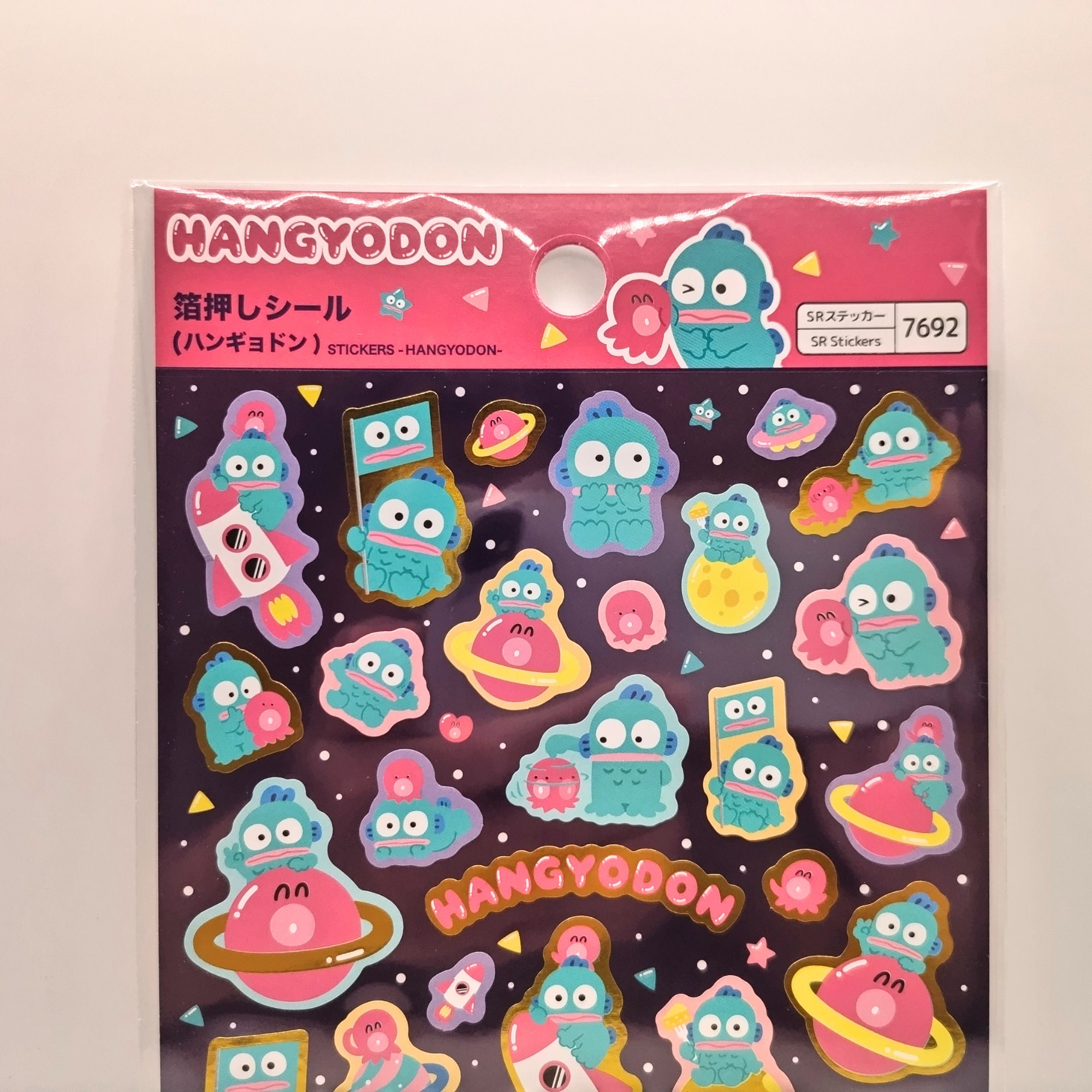 Sanrio HANGYODON Stickers Sheet,sticker Pack 2022,journal Stickers ...