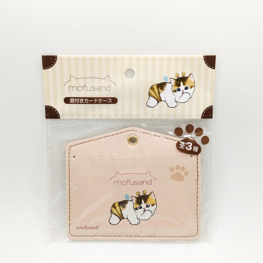 Mofusand Card Case,mofusand Cat Card Case With Window - Etsy
