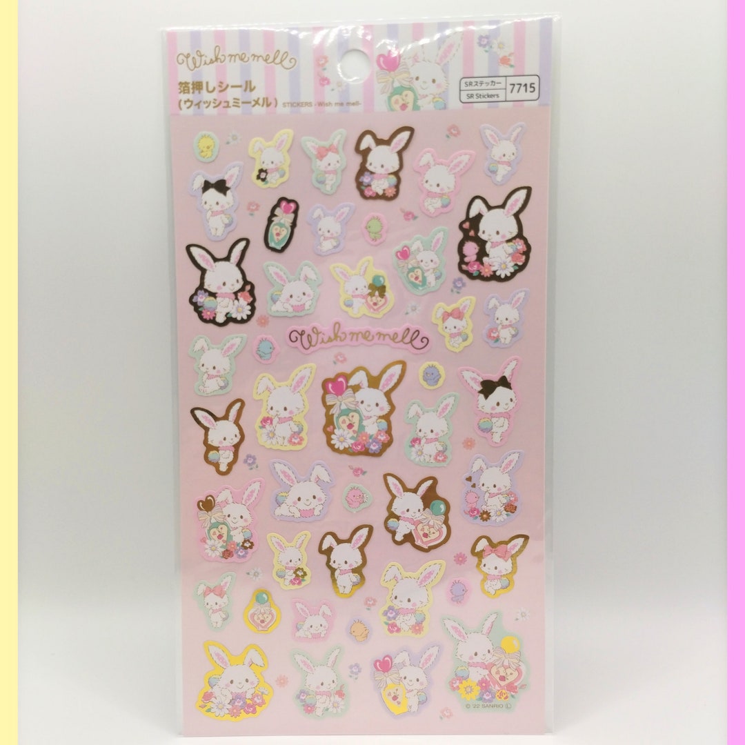 Wish Me Mell Stickers Sheet 2022,sticker Pack,journal Stickers, Kawaii ...