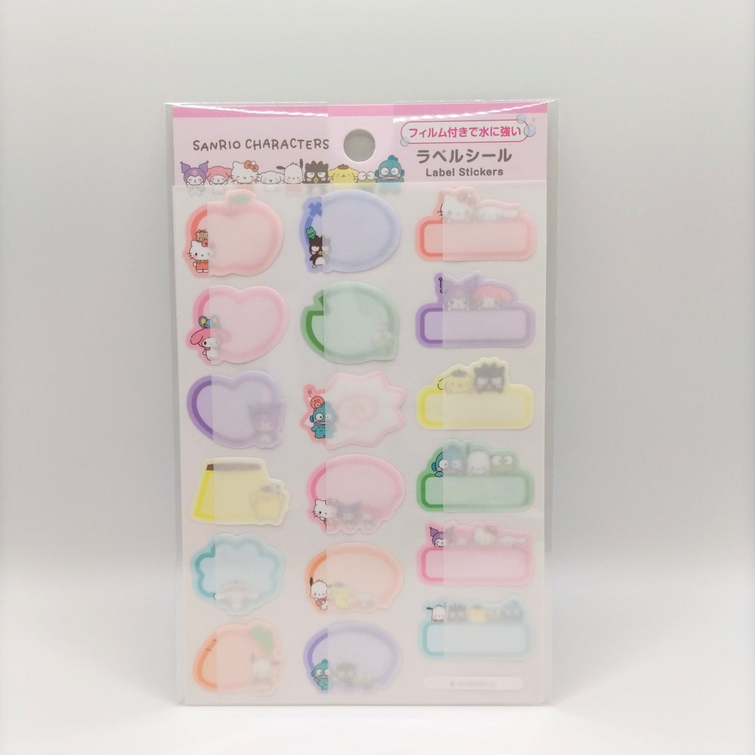 Sanrio Characters Stickers 2024 Design , Sanrio Label Stickers , Sanrio ...