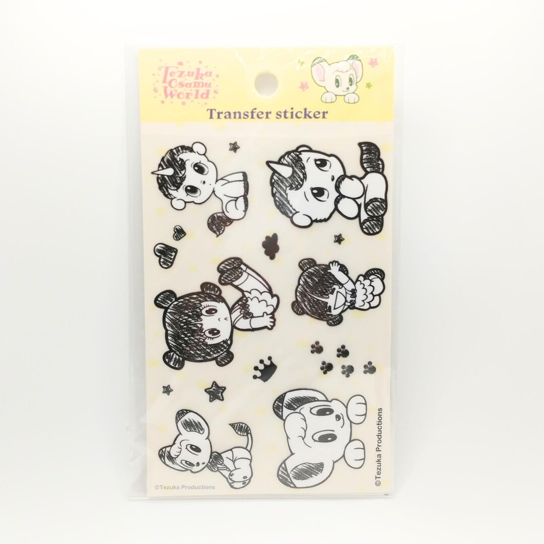 Osamu Tazuka Stickers Japan Limited , Iron on Transfer Stickers ...