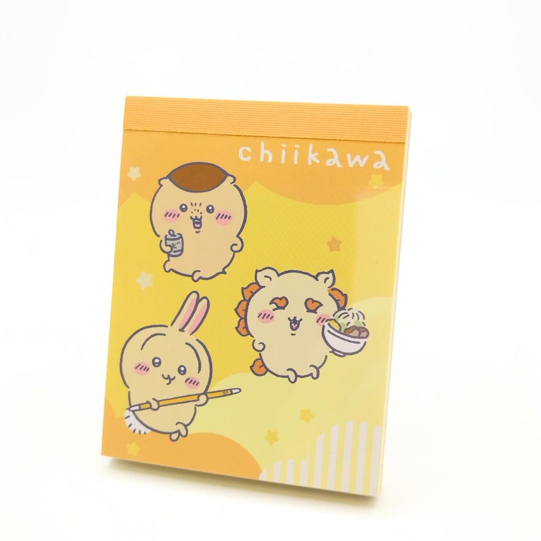 Chiikawa Memo Pad Usagi Furuhonya Kurimanju Shiisa Design | Japan ...