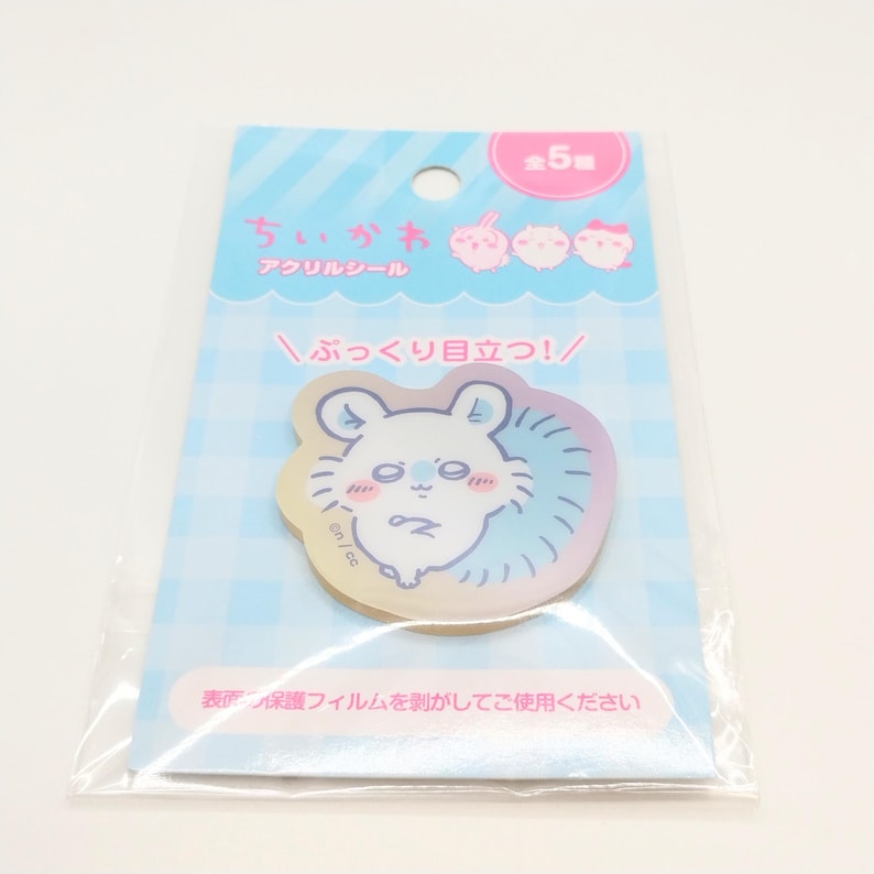 Chiikawa Acrylic Sticker Momonga Design , Kuri Manjyuu Acrylic Seal ...