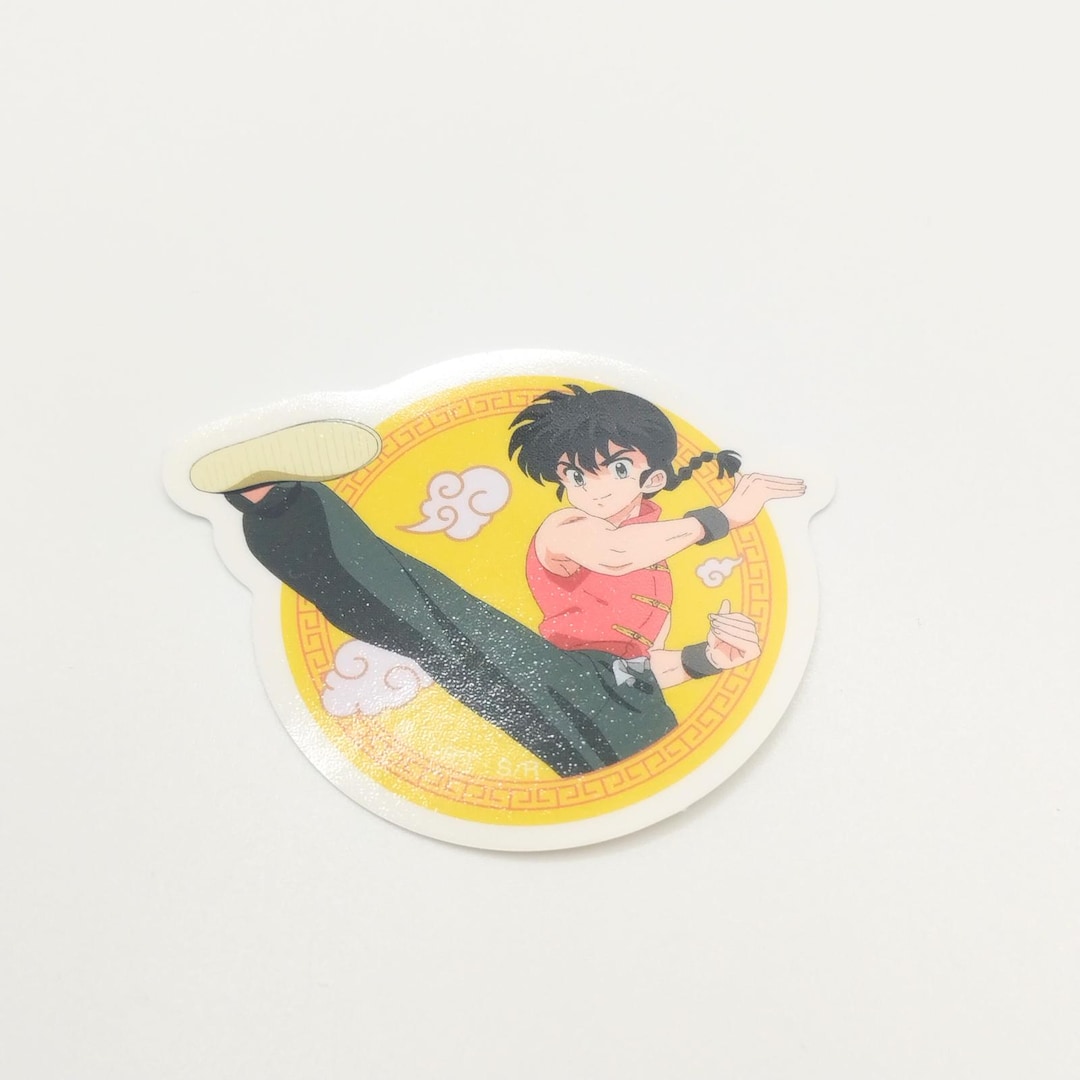 Ranma 1/2 Sticker Japan Limited,ranma Design,rumiko Takahashi Bandai ...